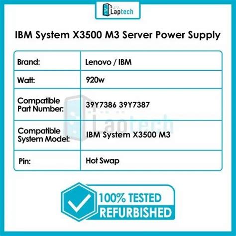 Ibm System X3500 M3 920w Server Power Supply 39y7386 39y7387 सर्वर पावर सप्लाई Rajguru