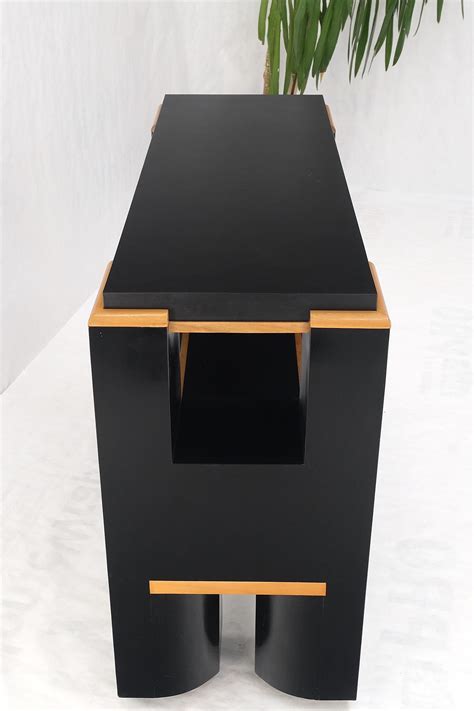 Black Laminate Bar Countertop Heigh Hall Table Console Custom Built