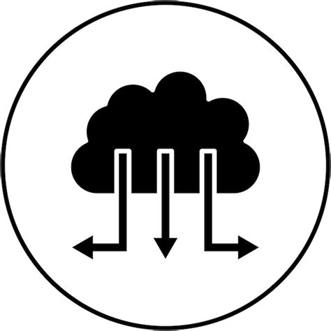 Premium Vector Cloud Distribution Icon Vector Image Can Be Used For Networking And Data Sharing