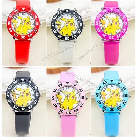 귀여운 피카츄 어린이 시계 포켓몬 애니메이션 만화 쿼츠 손목 시계 소년 소녀 디지털 시계 귀여운 손목시계 액세서리 쥬얼리 Aliexpress