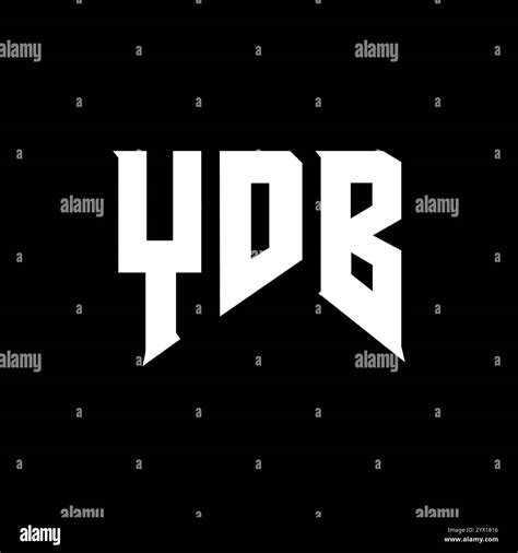 Ydb Letter Logo Design For Technology Company Ydb Logo Design Black