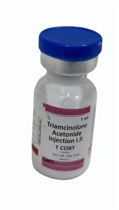 Triamcinolone Acetonide Injection 40 Mgml Packaging Size 1 Ml At