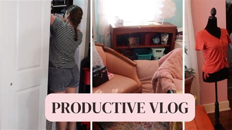 Productive Vlog Closet Declutter Reselling Clothes Rearranging The Beauty Room Youtube