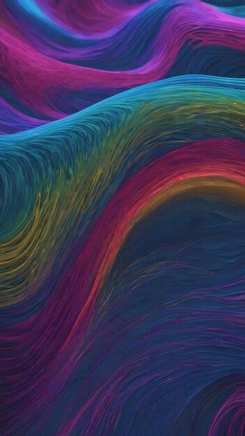Premium Photo 3d Render Of Flow Field Visualization Lines Are Curled And Turbulence By Wind