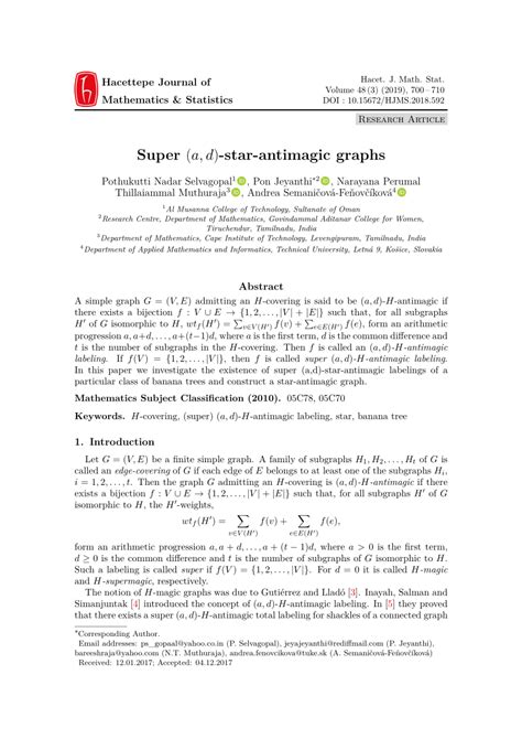 pdf super a d star antimagic graphs