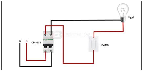 One Lamp And One Switch Connection Switch Holder Connection
