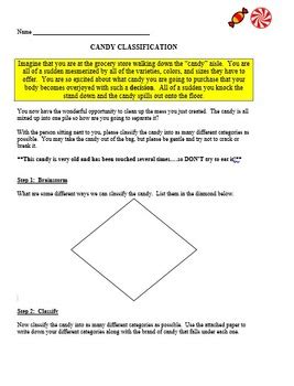 Learn How To Classify Using Candy Babe Activity By Dedicated Teacher