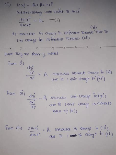 How Is The Slope Coefficient Interpreted In A Log Linear Model Where