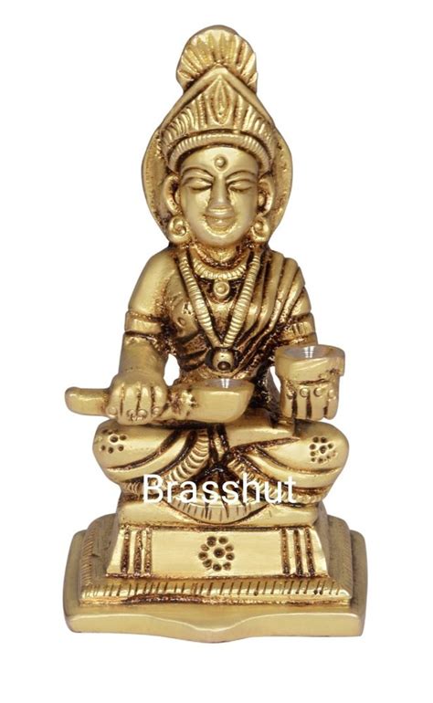Brass Annapurna Devi Statue Temple At Rs 480piece In Aligarh Id