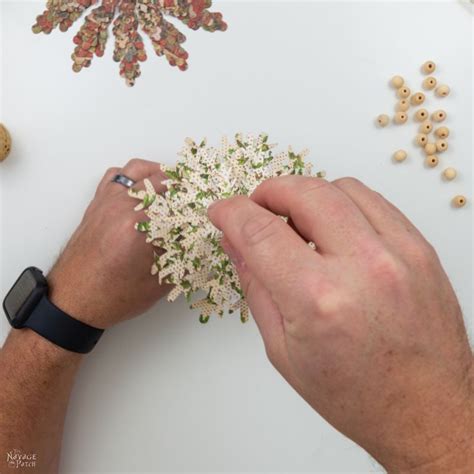DIY Paper Snowflake Trees The Navage Patch