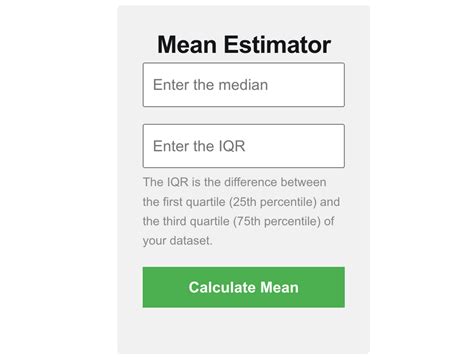 Mean Estimator Calculator In Meta Analysis