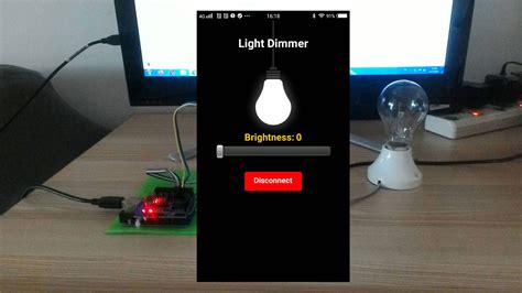 มินิโปรเจค Arduino หรี่ไฟ Ac 220v ผ่านบลูทูธ ด้วย App Android