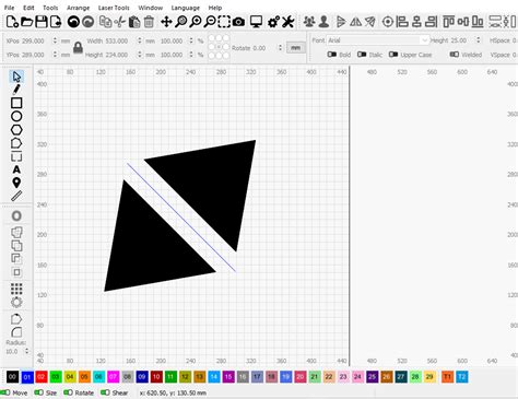 Mirror Across A Line Feature In Lightburn R Laserengravinglearn