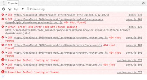 Systemjs Angular RC Failing To Load Router Umd And Core Umd Stack