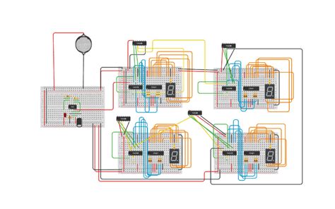 Circuit Design Logic Gates Digital Clock Tinkercad