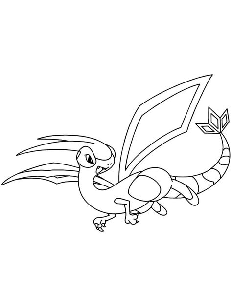 Flygon Pokemon Coloring Pages Free Printable 3168 The Best Porn Website