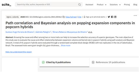 Citation Report Path Correlation And Bayesian Analysis On Popping