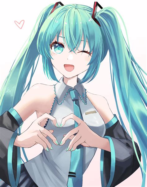 Hatsune Mikus Lovely Gesture For You Ranimewholesomesmiles