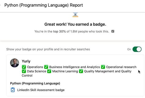 Yuriy Grachov 🇺🇦 Mba On Linkedin Took That Python Skill Assessment Test Turns Out To Be Less