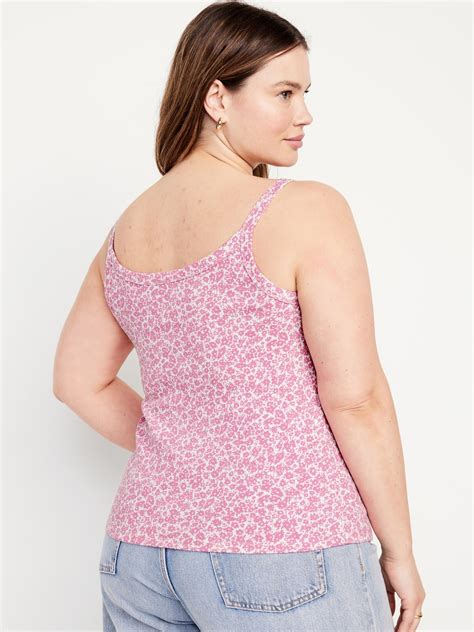 Fitted Rib Knit Tank Top Old Navy