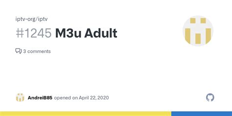 M U Adult Issue Iptv Org Iptv GitHub