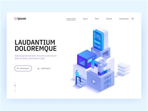 Premium Vector Cryptocurrency Technology Isometric Abstract Concept