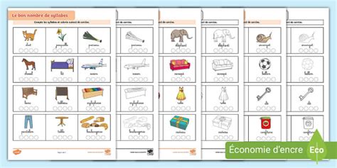 Compte Le Nombre De Syllabes Linsegnante Ha Fatto