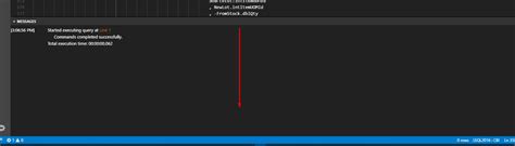 The Size Of The Query Resultsmessages Panel Of The All Open Query Editor Tabs Are Synchronized