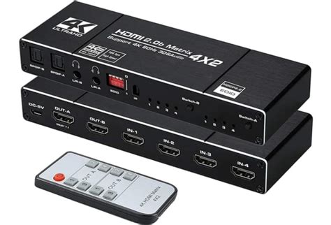 Karessories Hdmi Matrix Splitter 4x2 Switch Adapter 4 In 2 Desertcart India