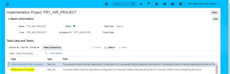 ORACLE MASTERMINDS How To Define A Chart Of Accounts In FUSION Applications