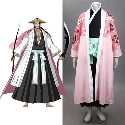 Bleach 8th Division Captain Outfit Kyoraku Shunsui Haori And Shihakusho