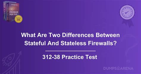 What Are Two Differences Between Stateful And Stateless Firewalls