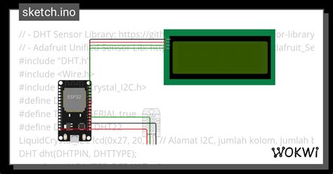 Sensor Suhu Wokwi Esp32 Stm32 Arduino Simulator