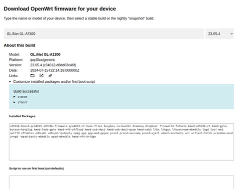 Tell Me When Firmware Selector Will Be Fixed For Developers OpenWrt