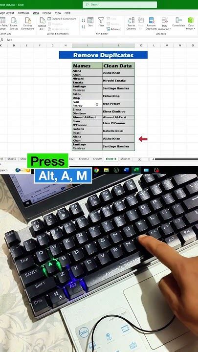 Remove Duplicates In Excel Instantly With This Keyboard Shortcut