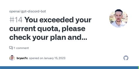 you exceeded your current quota please check your plan and billing details · issue 14