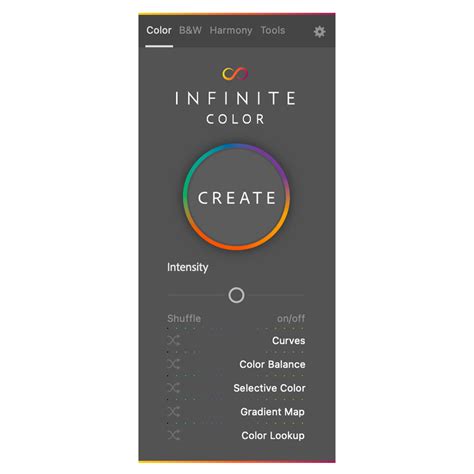 Infinite Color Streamlined Color Grading Photoshop Plugin Infinite Color Panel Infinite Color Streamlined Color Grading Photoshop Plugin Infinite Color Panel