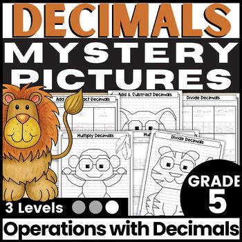 Operations With Decimals Th Grade Adding Subtracting Multiplying And Dividing
