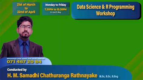 Samadhi Chathuranga Rathnayake On Linkedin Datascience Programming Rprogramming