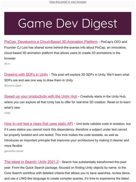 Game Dev Digest Issue 125 How To Boost Your Visuals Milled