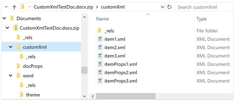 Documentcustomxmlparts Property Office File Api Devexpress
