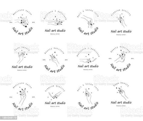 여성 손질 손 레이디 페인팅 매니큐어 매니큐어 트렌디 한 미니멀 한 스타일에 우아한 여성 손의 벡터 일러스트 네일 스튜디오 또는 스파 살롱을위한 뷰티 로고 손톱에 대한 스톡
