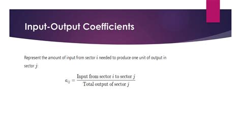 Input Output Analysis Mathematical Economicspptx