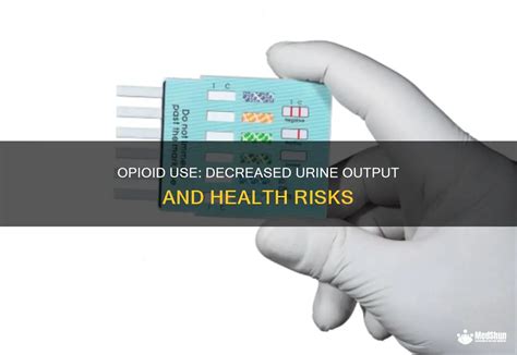 Opioid Use Decreased Urine Output And Health Risks Medshun