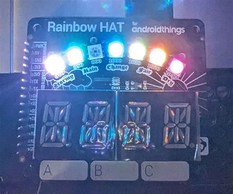Rainbow Hat Lights Going Crazy On Python Exit Support Pimoroni