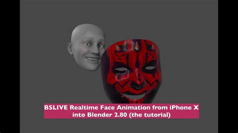 Bslive Realtime Face Animation Addosc For Blender 280 Youtube