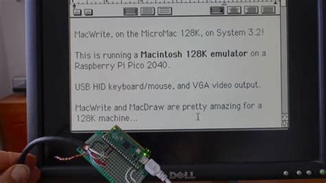 Micromac Project Runs An Emulator Of The Original Macintosh Released In 1984 On The