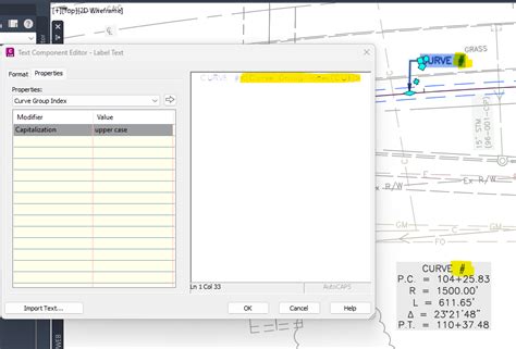 Solved C3d 2025 Alignment Curve Label Andor Table Autodesk Community