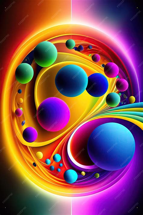 Premium Ai Image Abstract Circular Molecular Structure Background