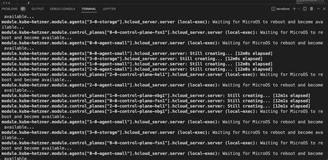 Waiting For Microos To Reboot And Become Available · Issue 308 · Kube Hetznerterraform